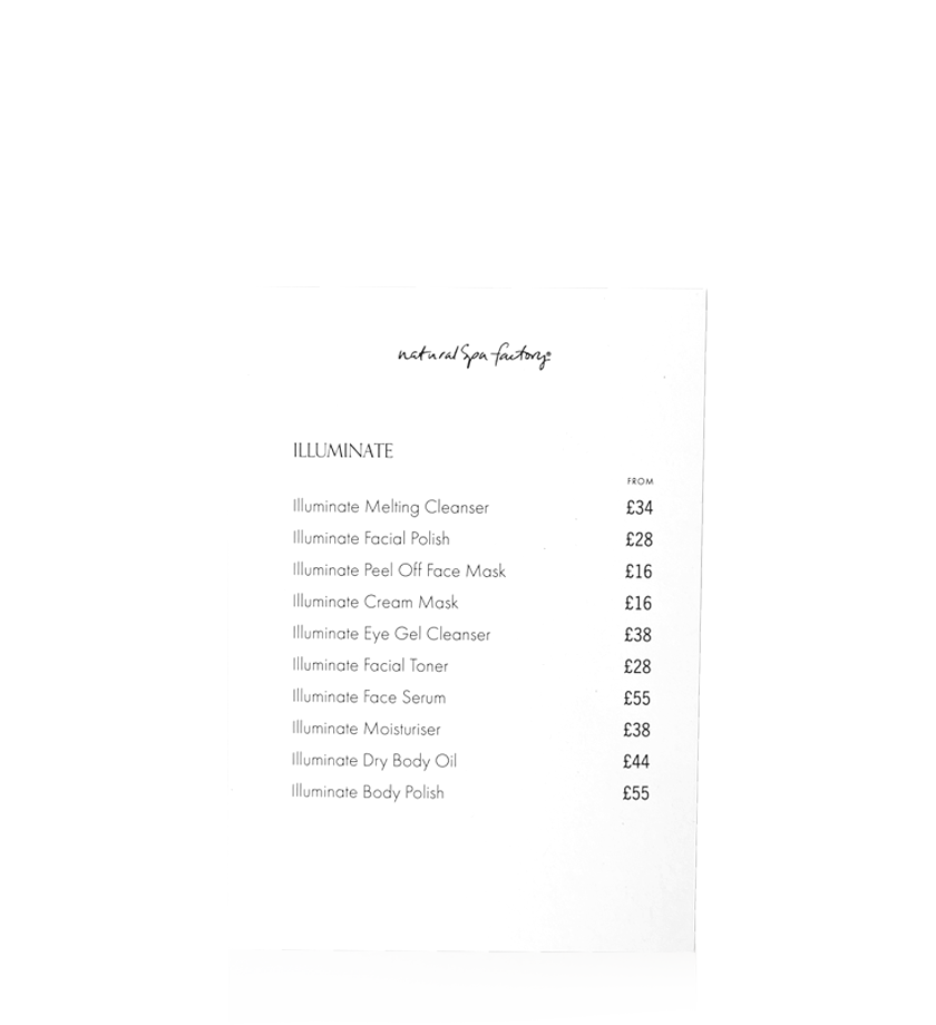 Marketing and Display | Natural Spa Factory