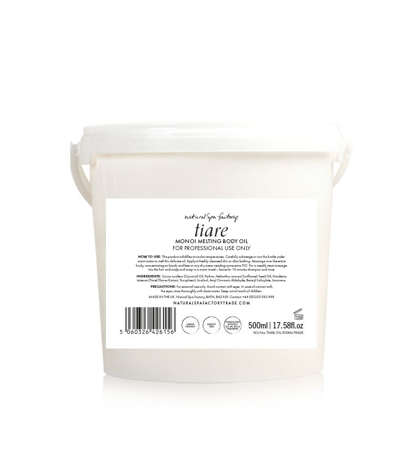 Tiare Monoi Melting Body Oil (500ml) – Natural Spa Factory