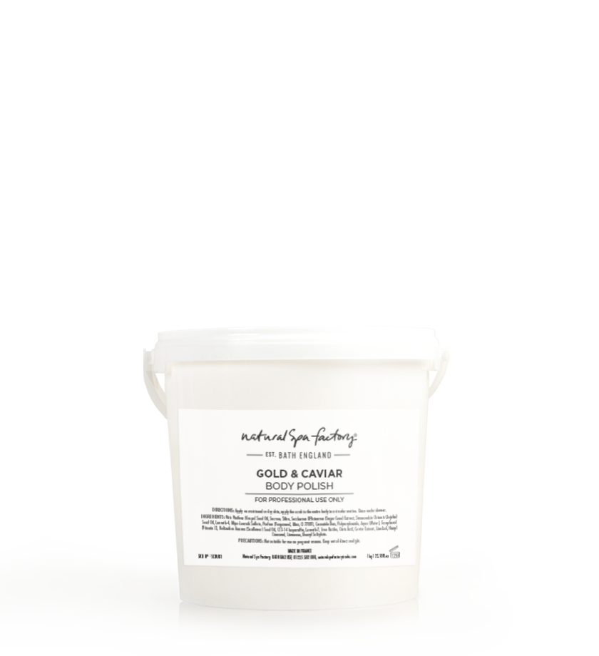 Gold Body Scrub (1kg) | Body Scrubs | Natural Spa Factory Trade